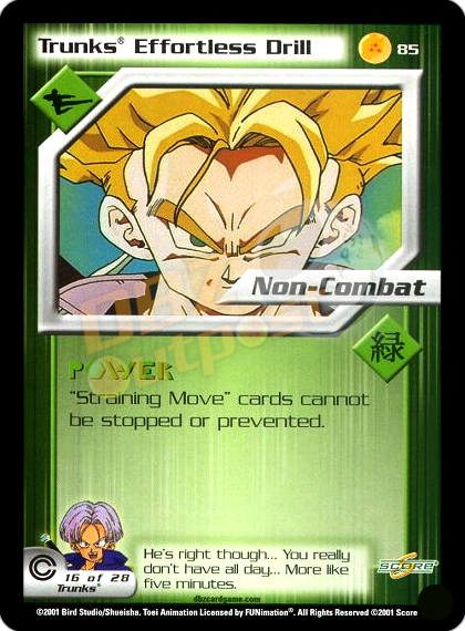 85 - Trunks Effortless Drill Unlimited – DBZ Outpost
