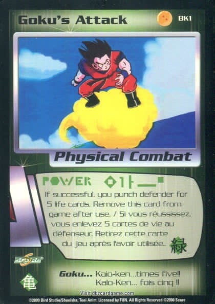 BK1 - Goku's Attack (French) – DBZ Outpost