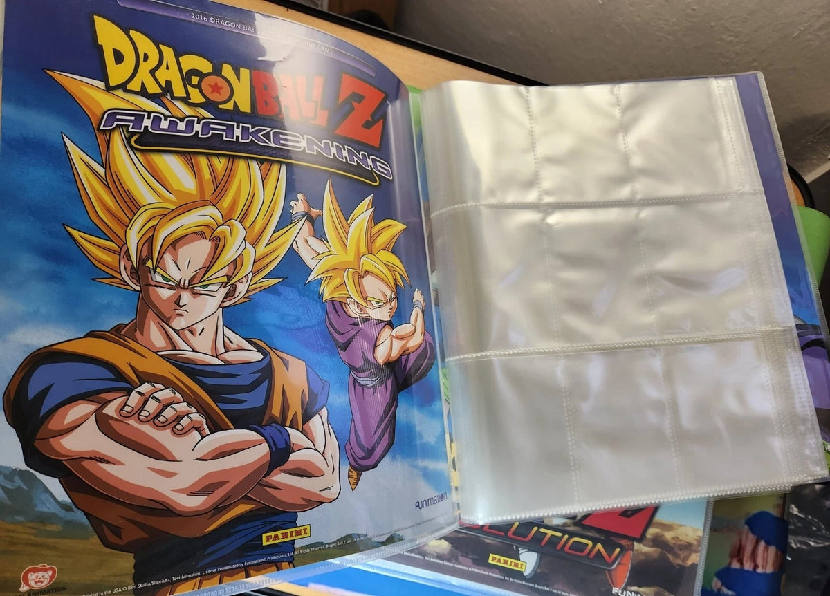 TCG Panini Promotional Binders (2) and Awakening Poster! – DBZ Outpost