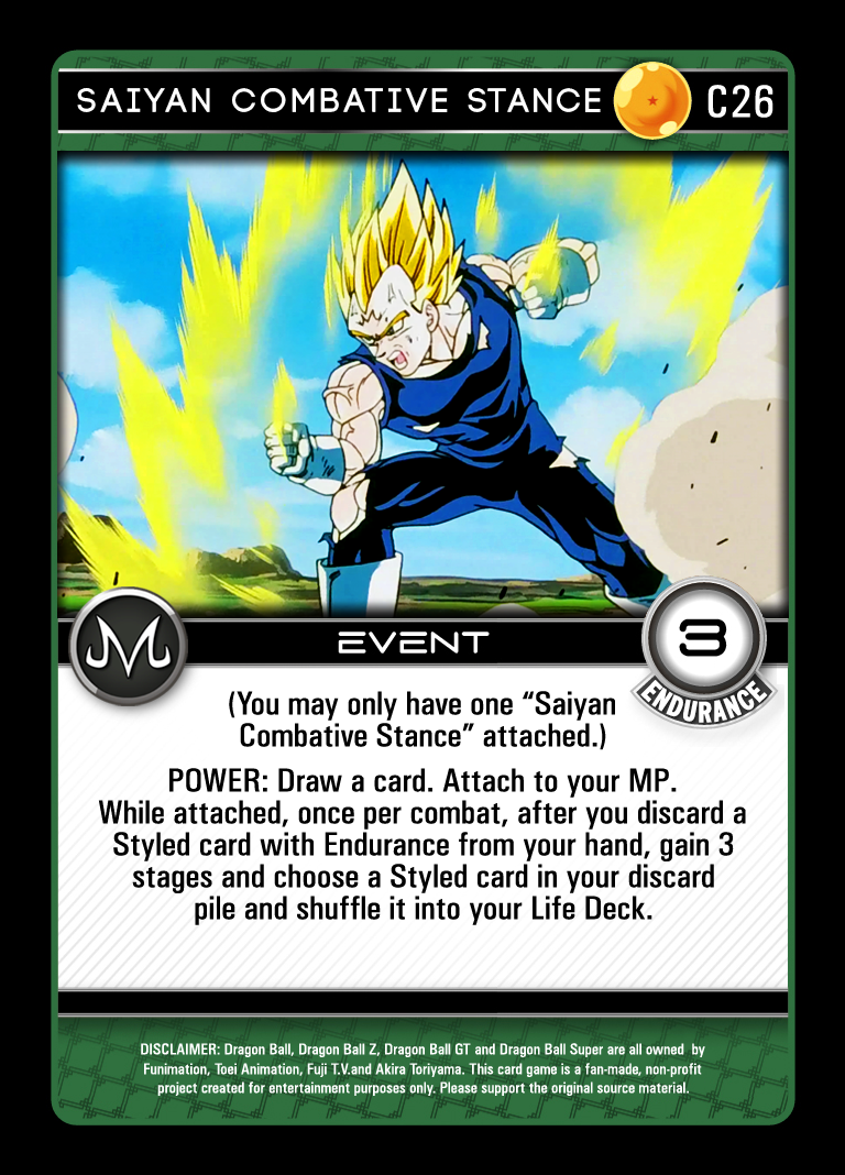 C26 Saiyan Combative Stance – DBZ Outpost