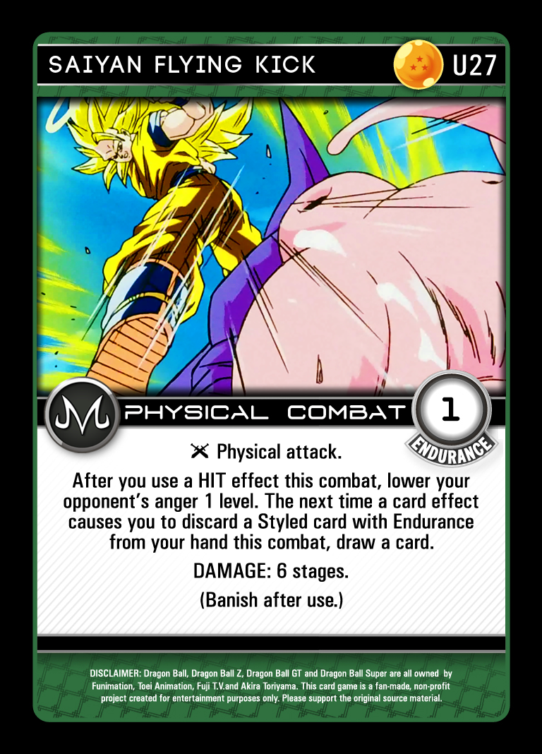 U27 Saiyan Flying Kick – DBZ Outpost