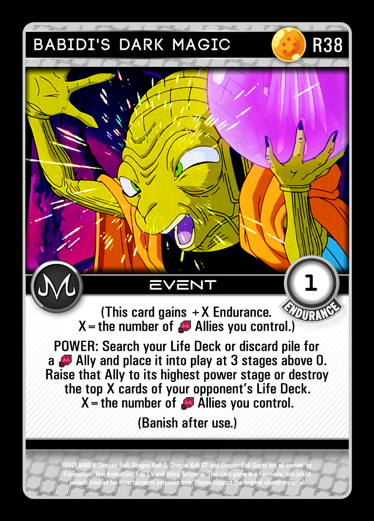 R38 Babidi's Dark Magic – DBZ Outpost