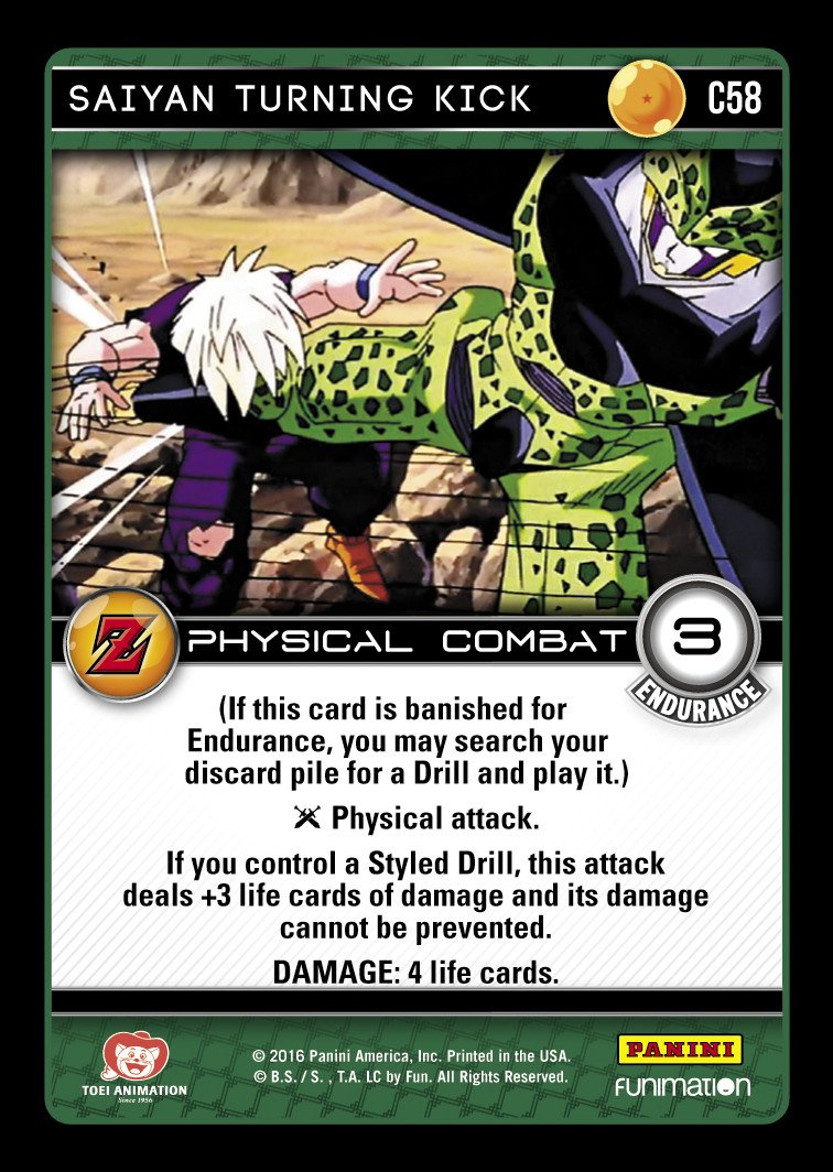 C58 Saiyan Turning Kick – DBZ Outpost