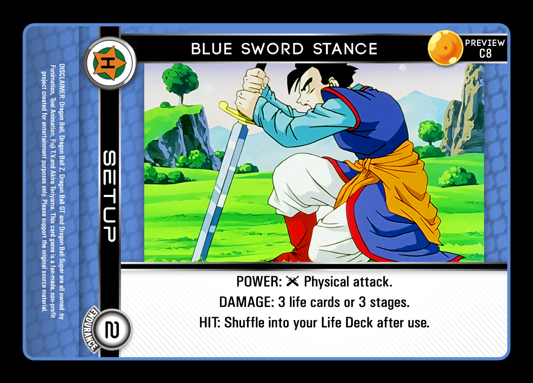 C8 Blue Sword Stance – DBZ Outpost