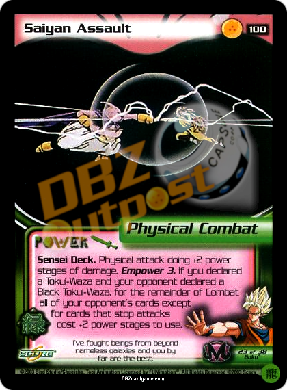 100 - Saiyan Assault Limited – DBZ Outpost