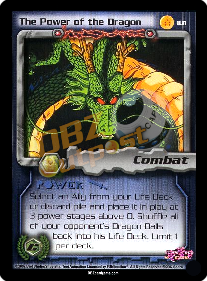 101 - The Power of the Dragon Unlimited Foil – DBZ Outpost