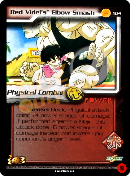 104 - Red Videl's Elbow Smash Limited – DBZ Outpost