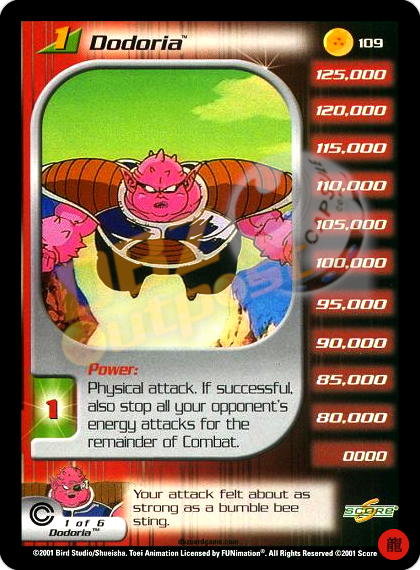 109 - Dodoria Limited – DBZ Outpost