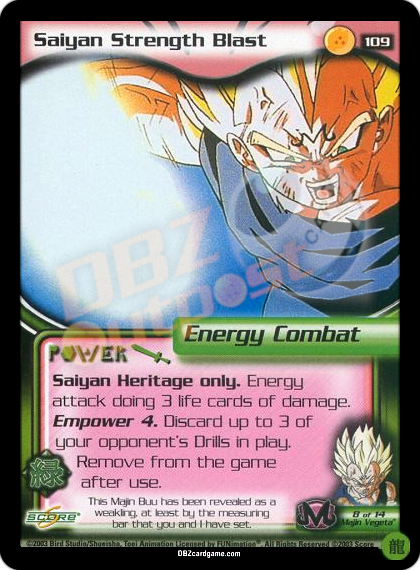 109 - Saiyan Strength Blast Limited – DBZ Outpost