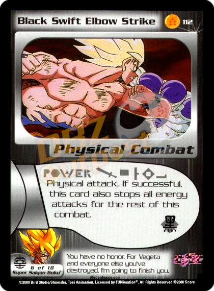 112 - Black Swift Elbow Strike Unlimited – DBZ Outpost