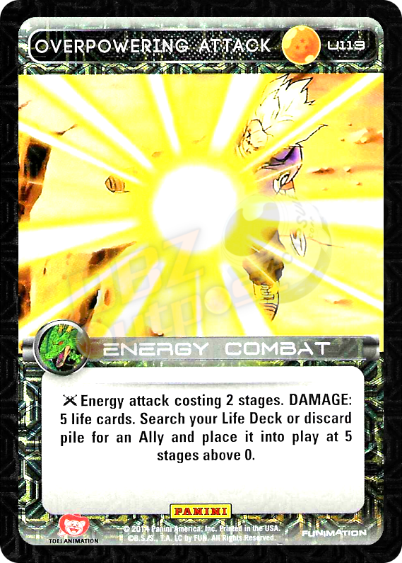 U113 Overpowering Attack Foil – DBZ Outpost