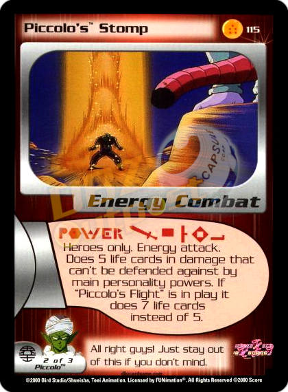 115 - Piccolo's Stomp Unlimited – DBZ Outpost