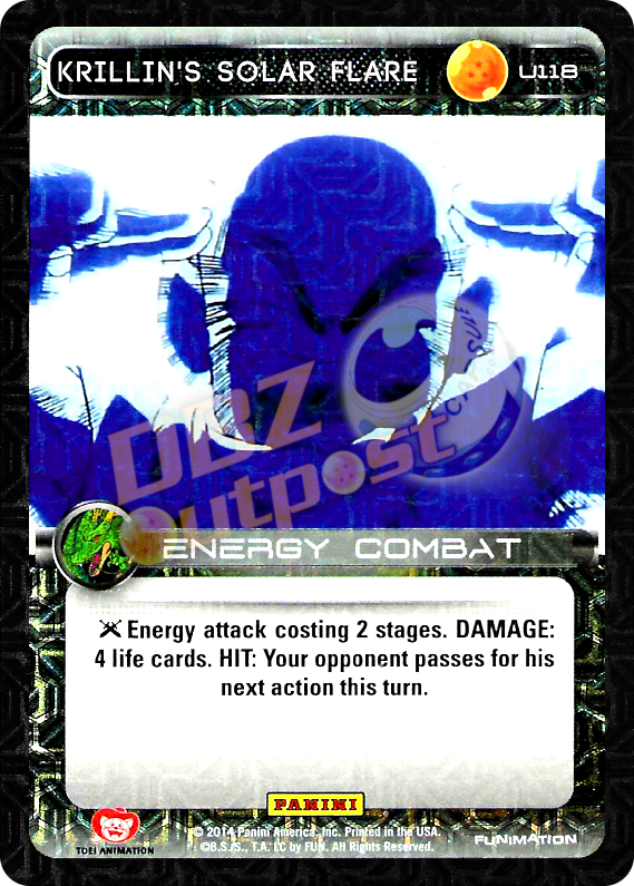 U118 Krillin's Solar Flare Foil – DBZ Outpost