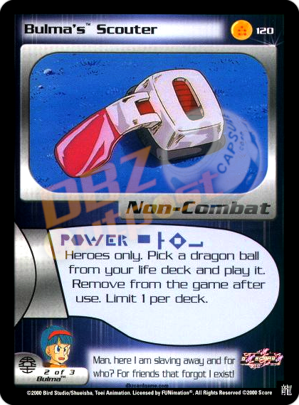 120 - Bulma's Scouter Limited – DBZ Outpost