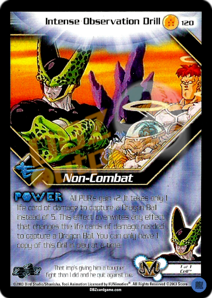 120 - Intense Observation Drill Limited – DBZ Outpost