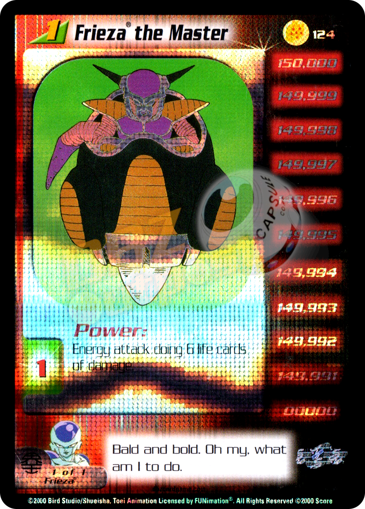 124 - Frieza the Master Unlimited Foil – DBZ Outpost