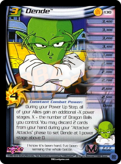 130 - Dende Limited – DBZ Outpost