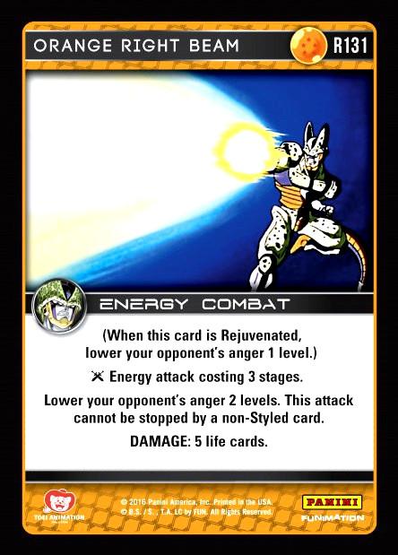 R131 Orange Right Beam – DBZ Outpost