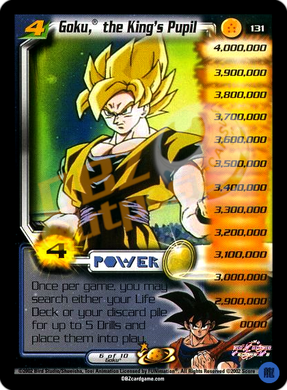 131 - Goku, the King's Pupil Limited – DBZ Outpost