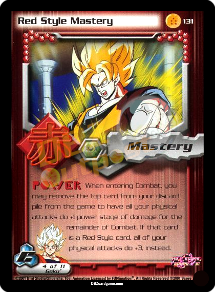131 - Red Style Mastery Unlimited Foil – DBZ Outpost
