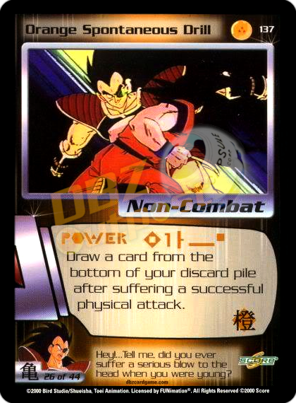 137 - Orange Spontaneous Drill Unlimited – DBZ Outpost