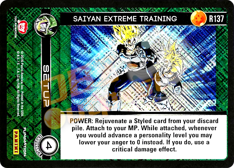 R137 Saiyan Extreme Training Foil – DBZ Outpost
