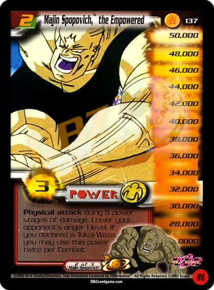 137 - Majin Spopovich, the Empowered Limited – DBZ Outpost