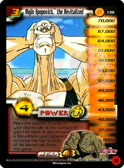 138 - Majin Spopovich, the Revitalized Limited Foil – DBZ Outpost