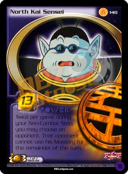 140 - North Kai Sensei Limited Foil – DBZ Outpost