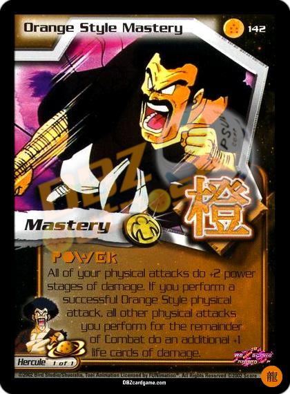 142 - Orange Style Mastery Limited – DBZ Outpost