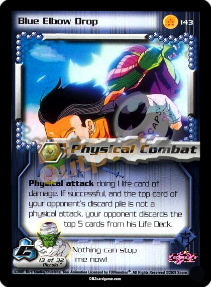 143 - Blue Elbow Drop Unlimited – DBZ Outpost