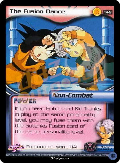 Trunks And Goten Fusion Dance