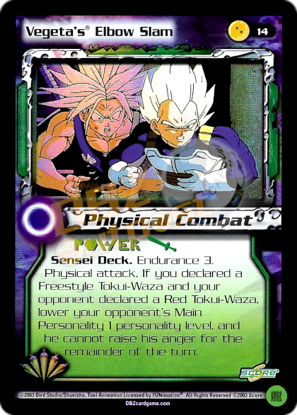 14 - Vegeta's Elbow Slam – DBZ Outpost