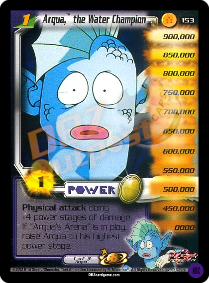 153 - Arqua, the Water Champion Limited Foil – DBZ Outpost