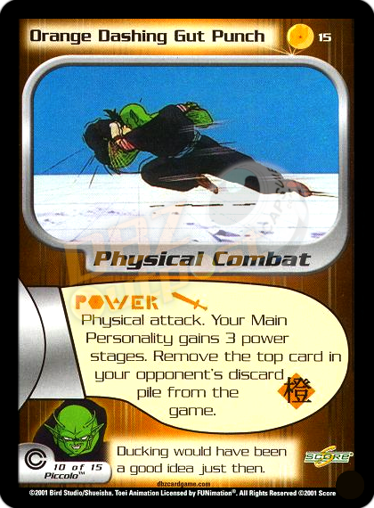 15 - Orange Dashing Gut Punch Unlimited – DBZ Outpost