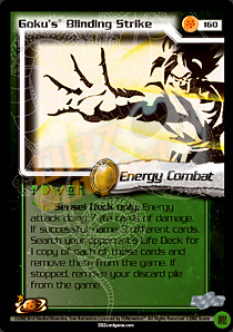 160 - Goku's Blinding Strike Limited Foil – DBZ Outpost