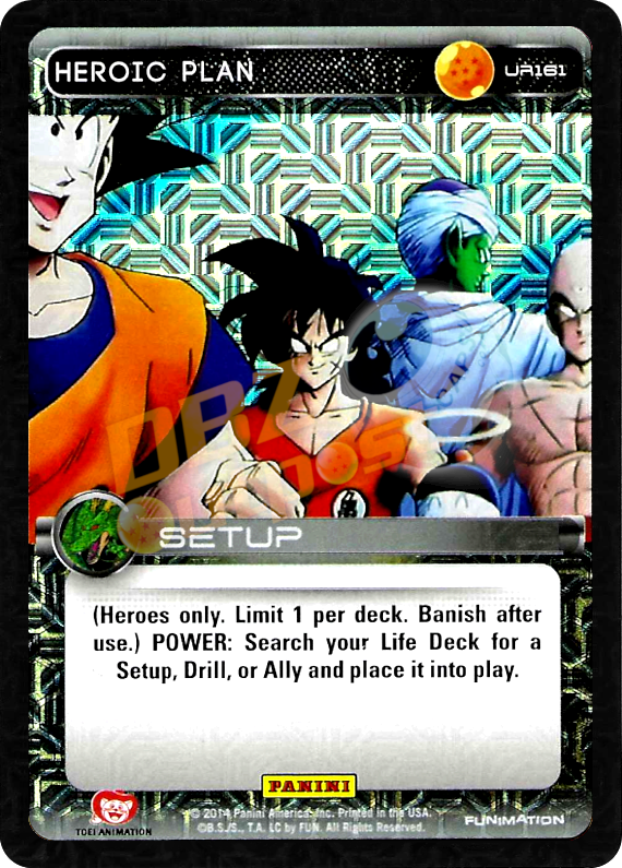 UR161 Heroic Plan (Print 4 Foil) – DBZ Outpost