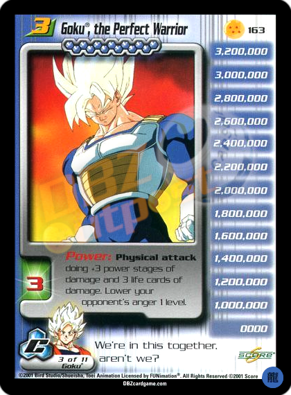 163 - Goku, the Perfect Warrior Limited – DBZ Outpost