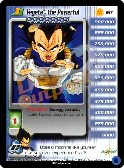 167 - Vegeta, the Powerful Limited – DBZ Outpost