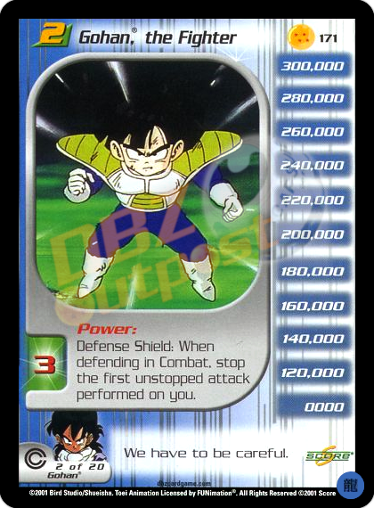 171 - Gohan, the Fighter Limited – DBZ Outpost