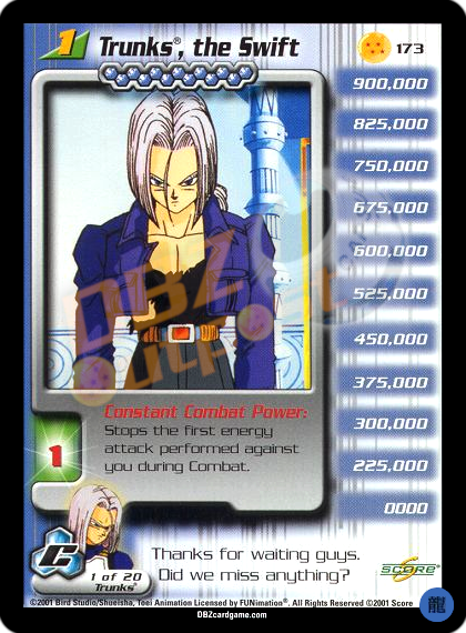 173 - Trunks, the Swift Limited – DBZ Outpost