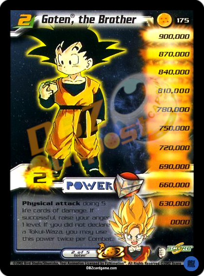 175 - Goten, the Brother Limited – DBZ Outpost