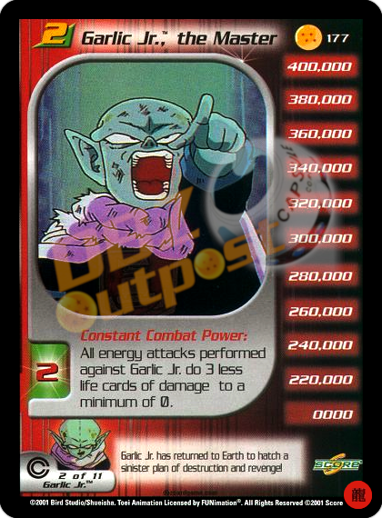 177 - Garlic Jr., the Master Limited – DBZ Outpost