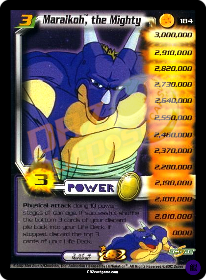 184 - Maraikoh, the Mighty Limited – DBZ Outpost