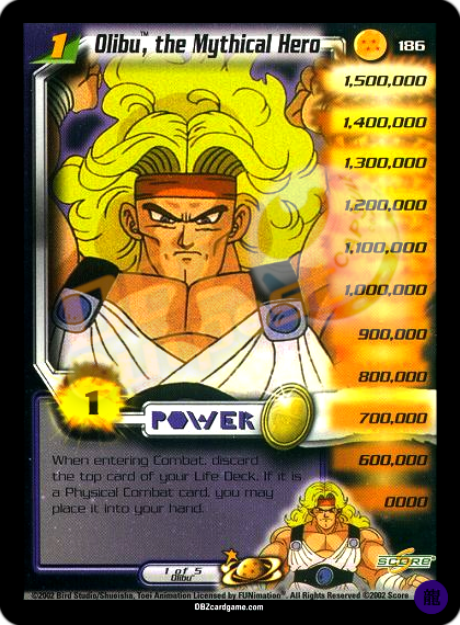 186 - Olibu, the Mythical Hero Limited – DBZ Outpost