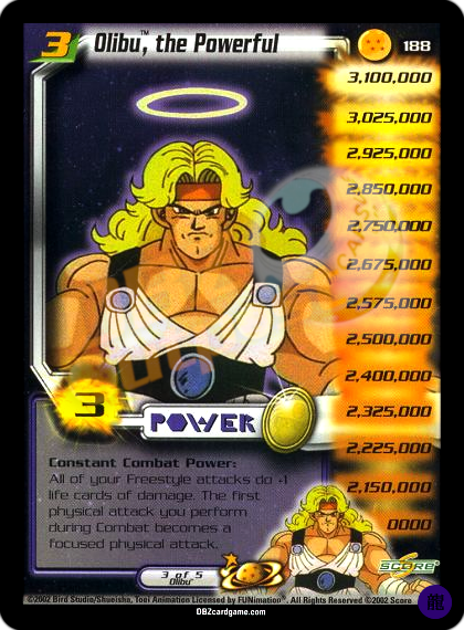 188 - Olibu, the Powerful Limited – DBZ Outpost