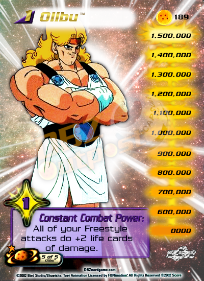 189 - Olibu High-Tech Unlimited Foil – DBZ Outpost