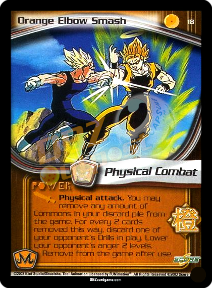 18 - Orange Elbow Smash Unlimited – DBZ Outpost