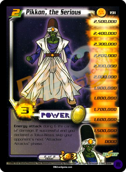 191 - Pikkon, the Serious Limited – DBZ Outpost