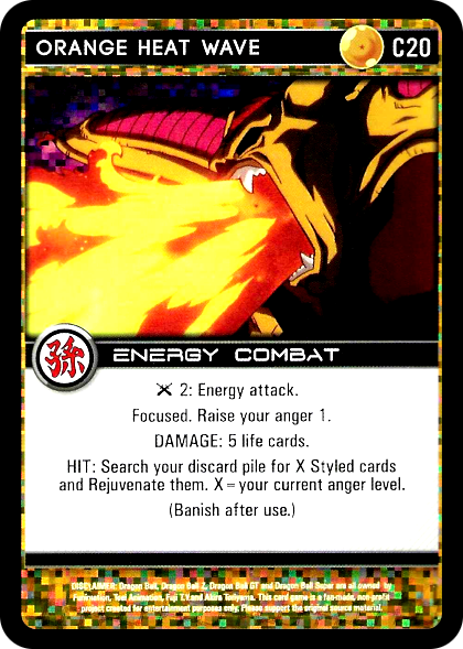 C20 Orange Heat Wave Foil – DBZ Outpost